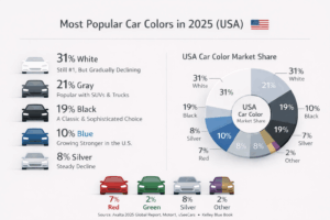 Most Popular Car Colors in USA (2025)